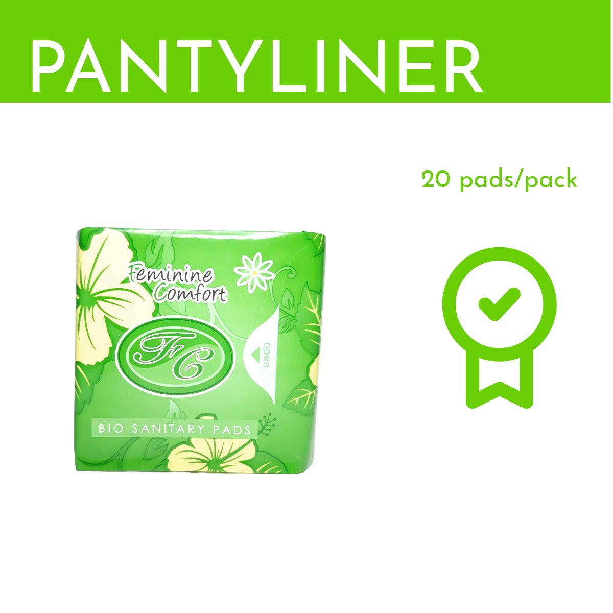FC Bio Sanitary Pad - Pantiliner | The Health Yard – Health Yard Shop