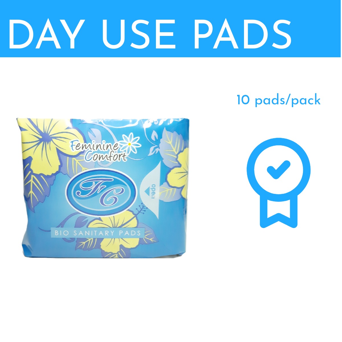 FC Bio Sanitary Pad - Day Use | The Health Yard – Health Yard Shop